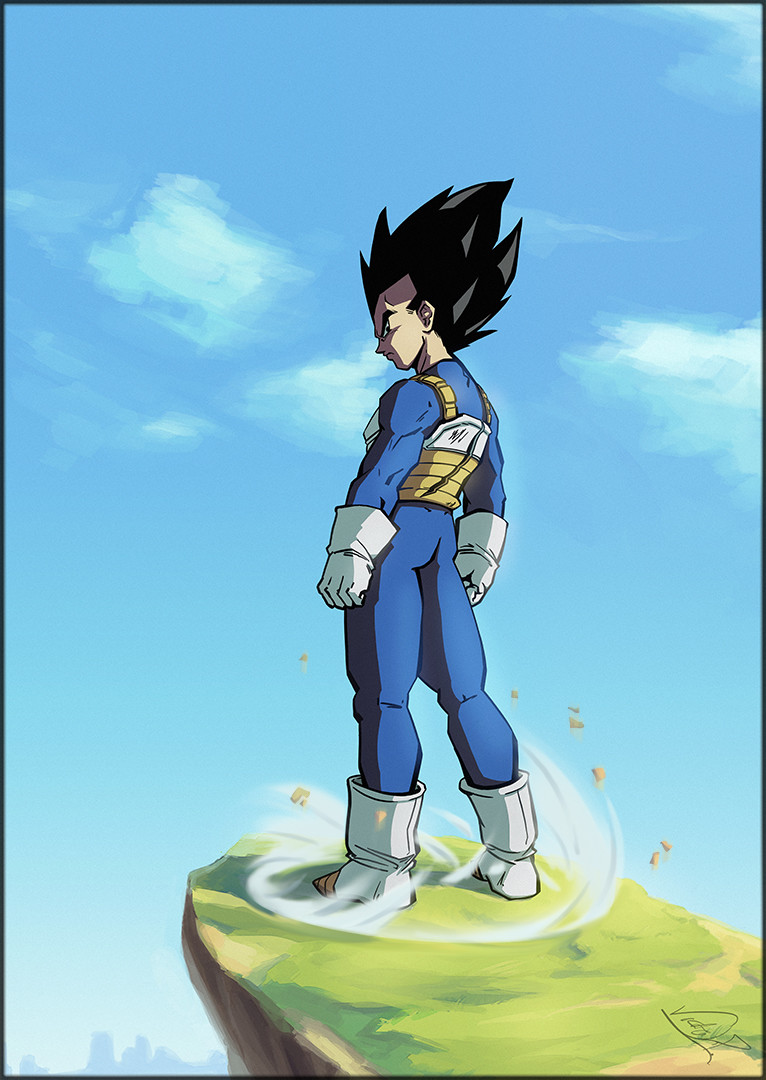 ArtStation - Vegeta Fanart