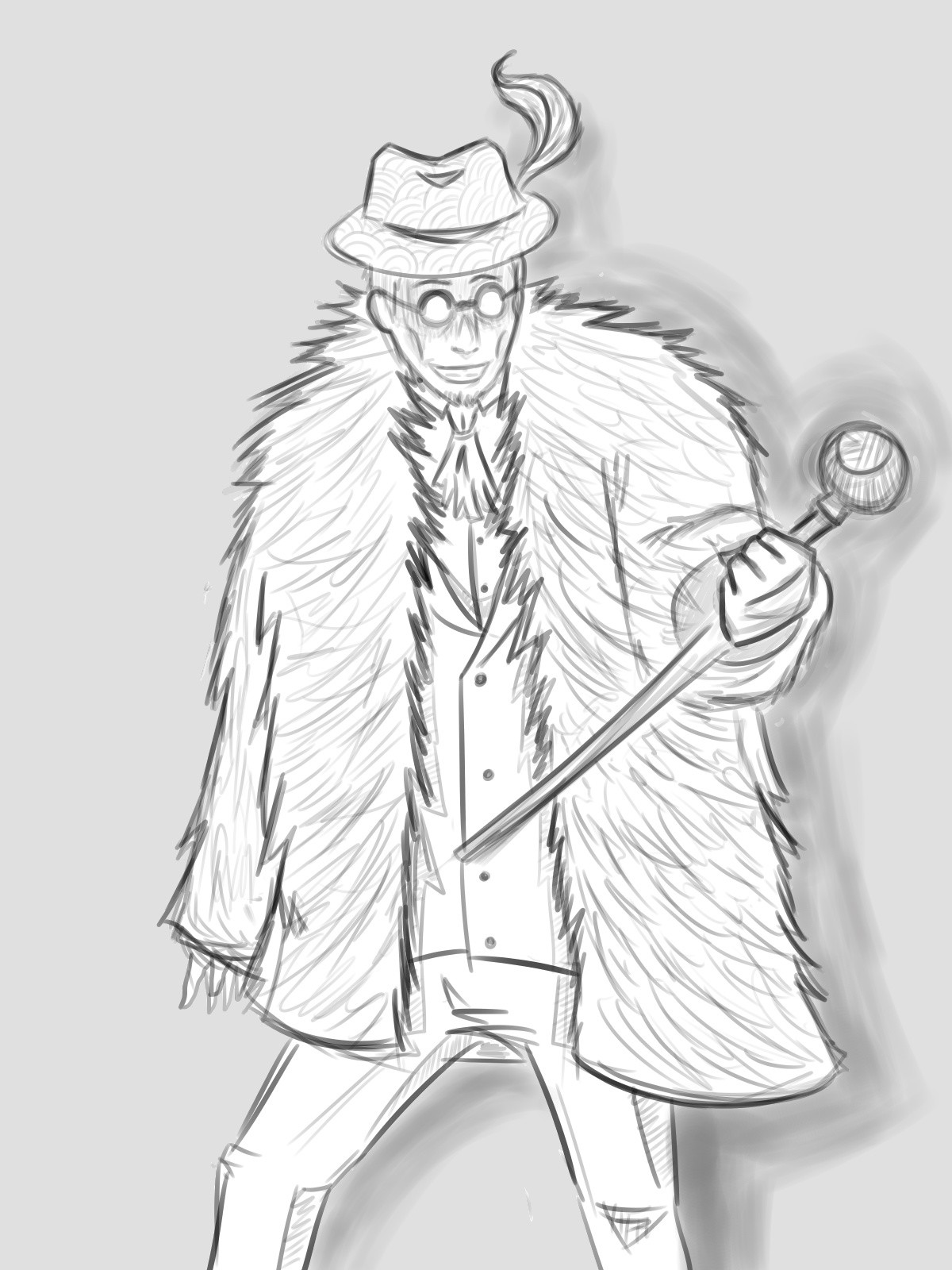 Jon Albrecht - [ROUGH SKETCH] The Procurer | Character Design no. 02