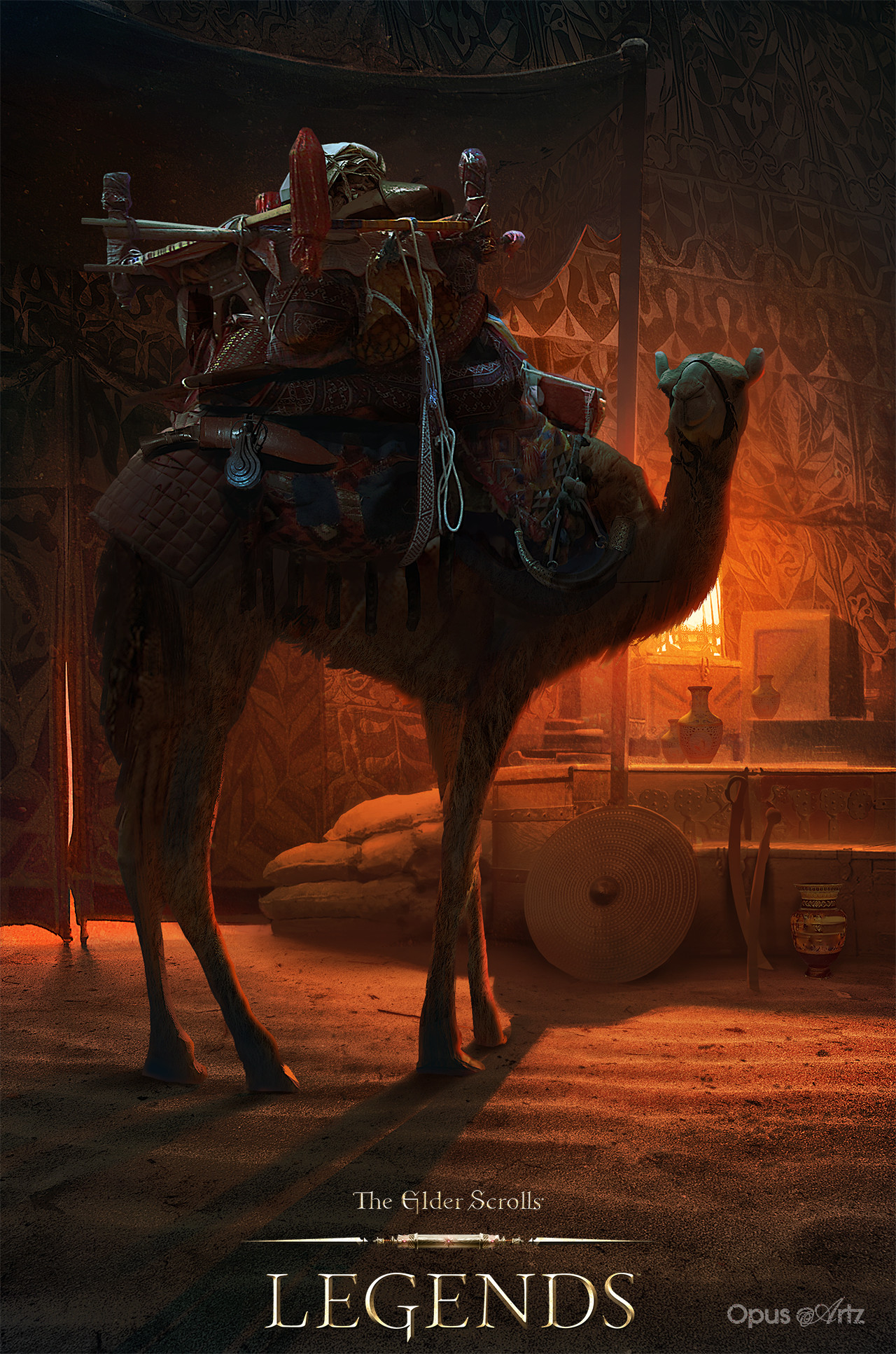 TESL - Animal: Camel Trader by Opus Artz : r/ImaginaryTamriel