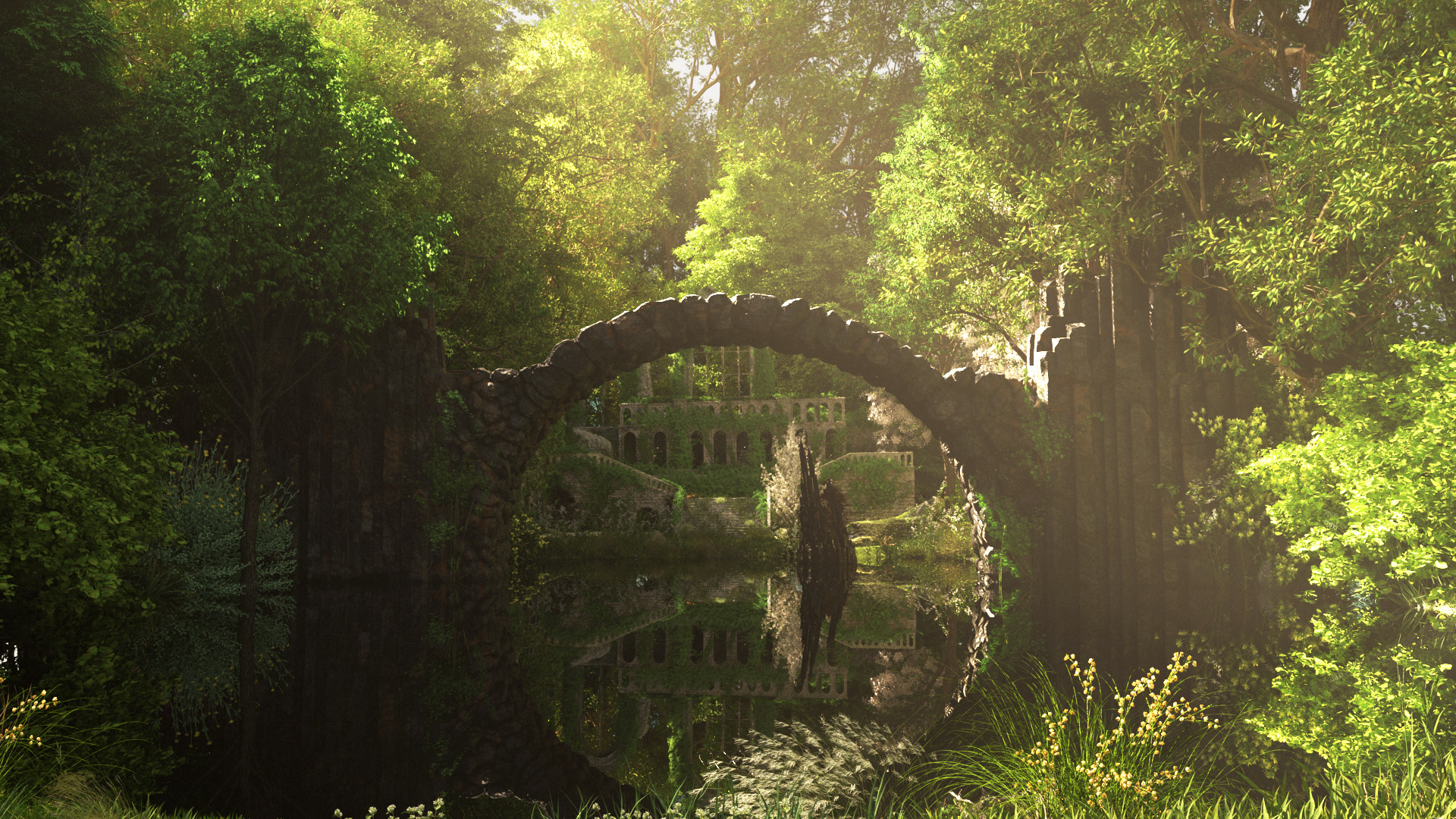 ArtStation - Fairy tale Bridge , Haley Shinn
