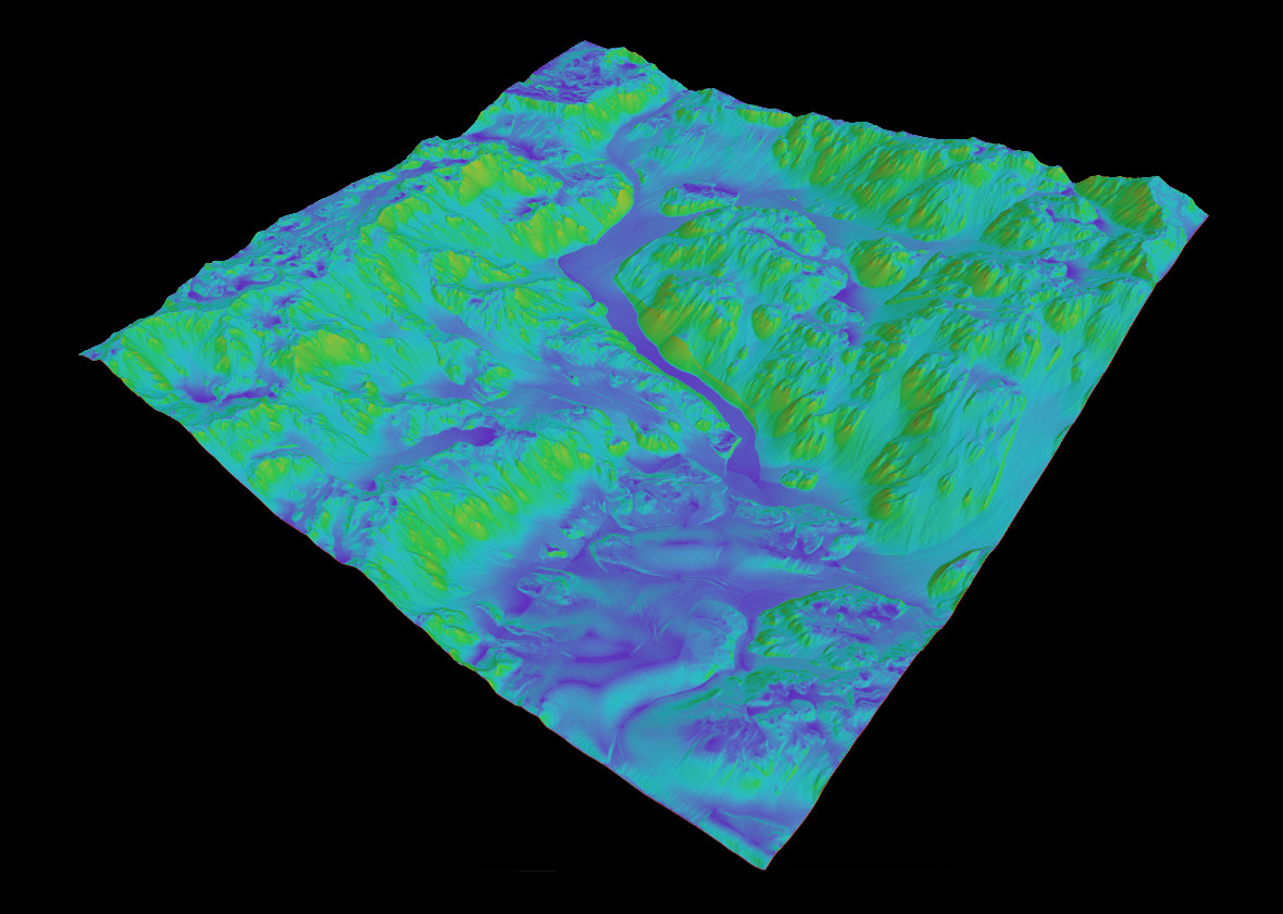 Clem Evans - Houdini Terrain Analysis