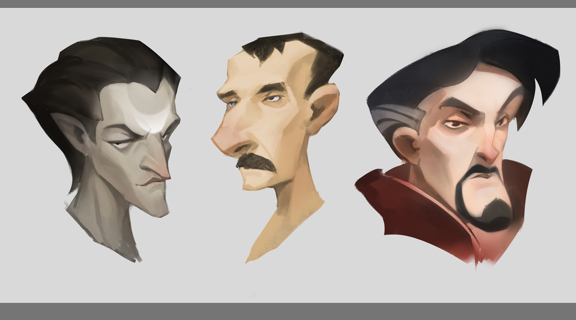 ArtStation - 头像变型练习