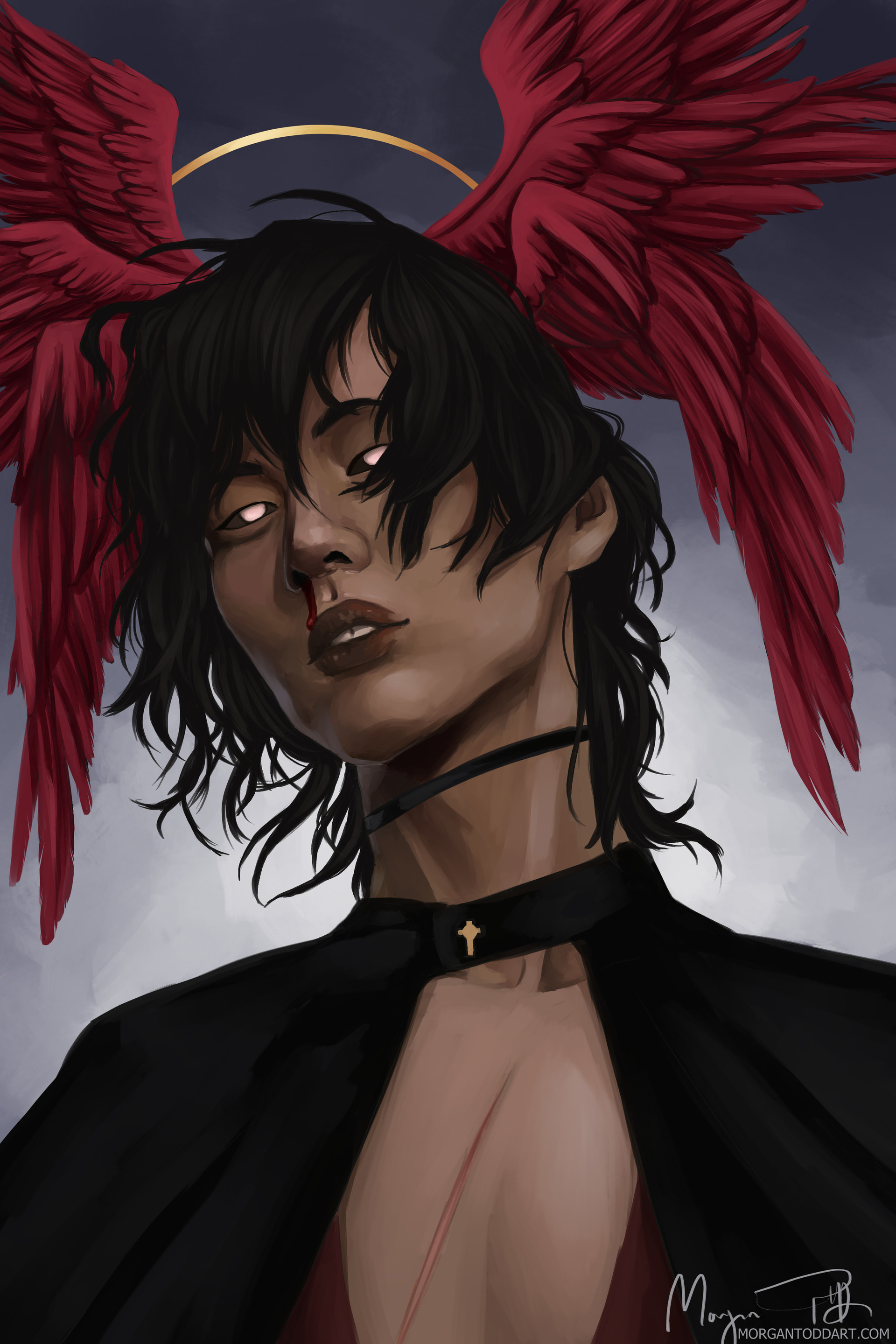 ArtStation - The Red Angel