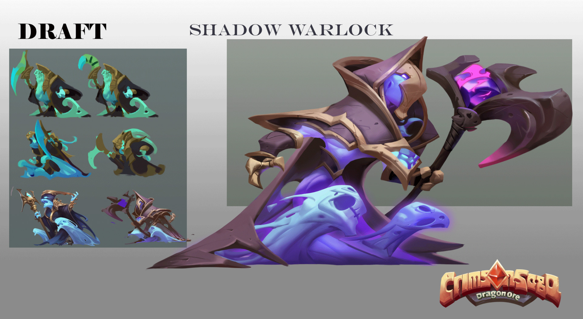 ArtStation - Design of the monster-Shadow warlock
