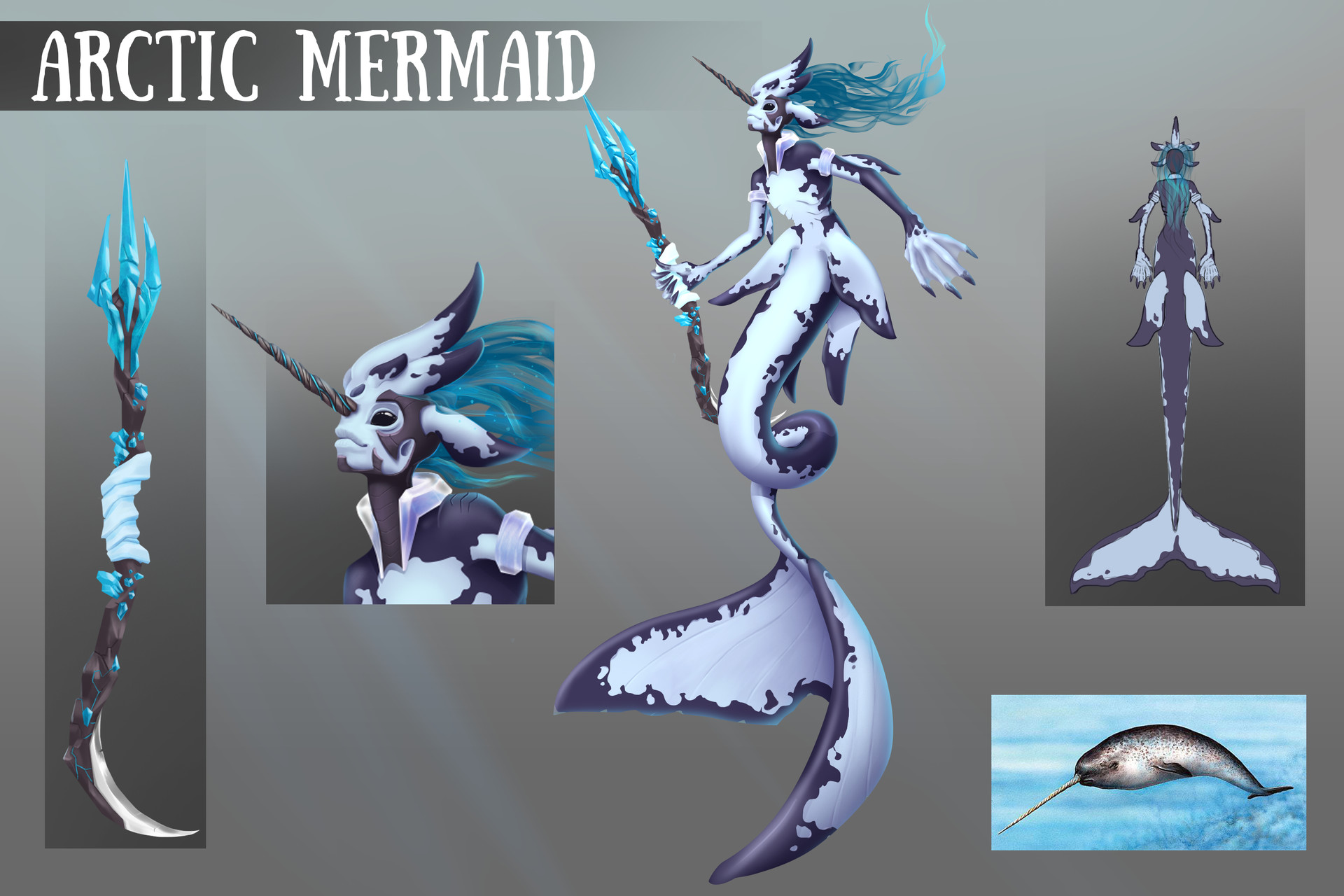 ArtStation - Concept Arctic mermaid
