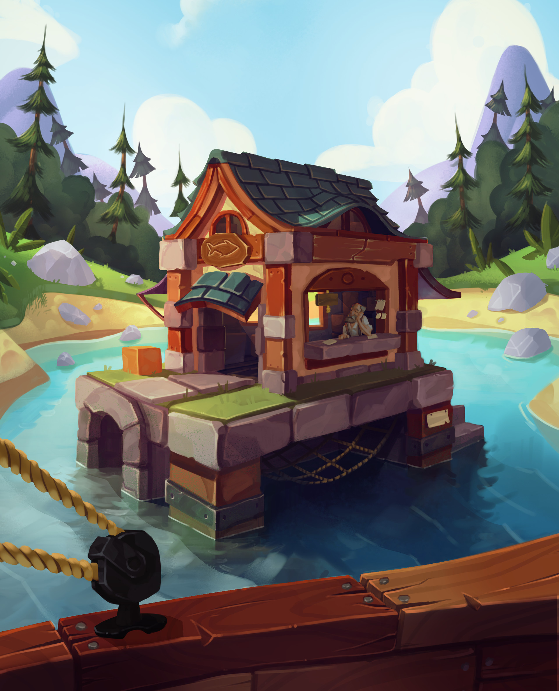 ArtStation - Bait Shop