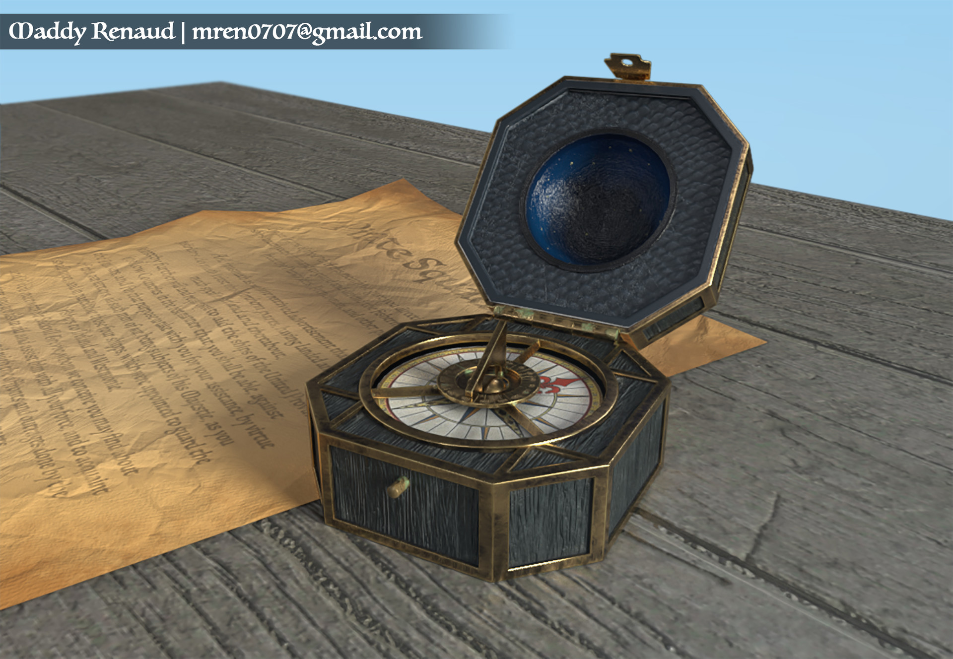 Madelyn Renaud - Jack Sparrow's Compass- Pirates of the Caribbean