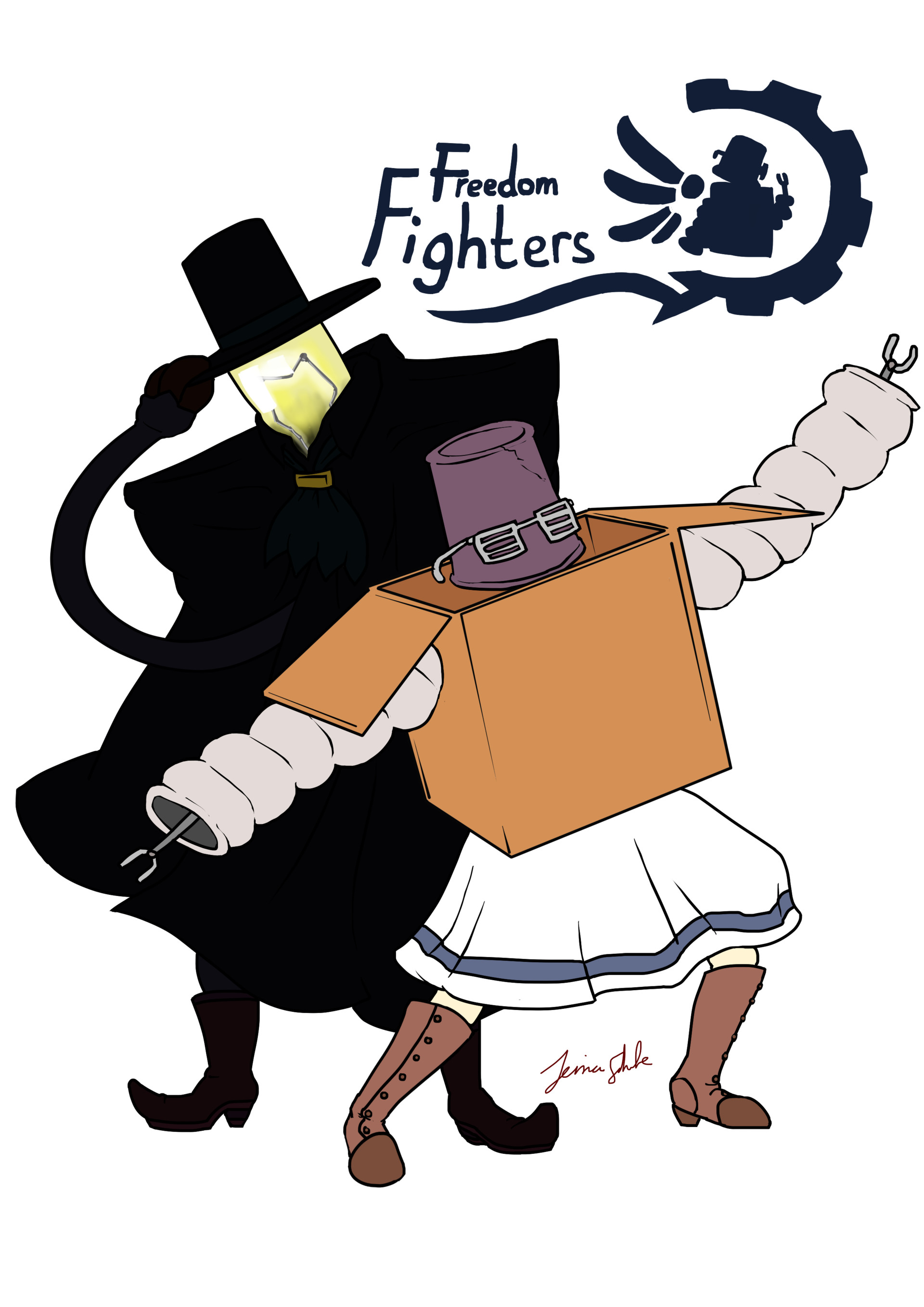 ArtStation - Freedom Fighter Duo