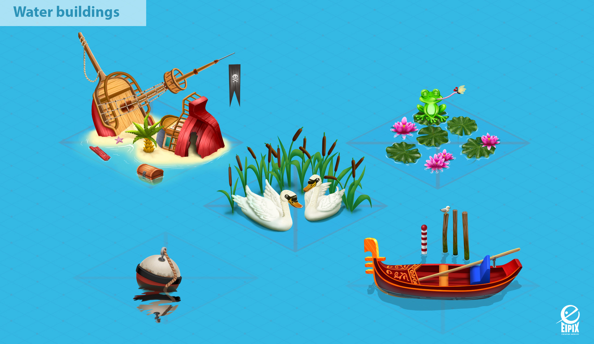 Marina Armuš - Buildings done for the "Farm Slam" - Match 3 & Build by ...