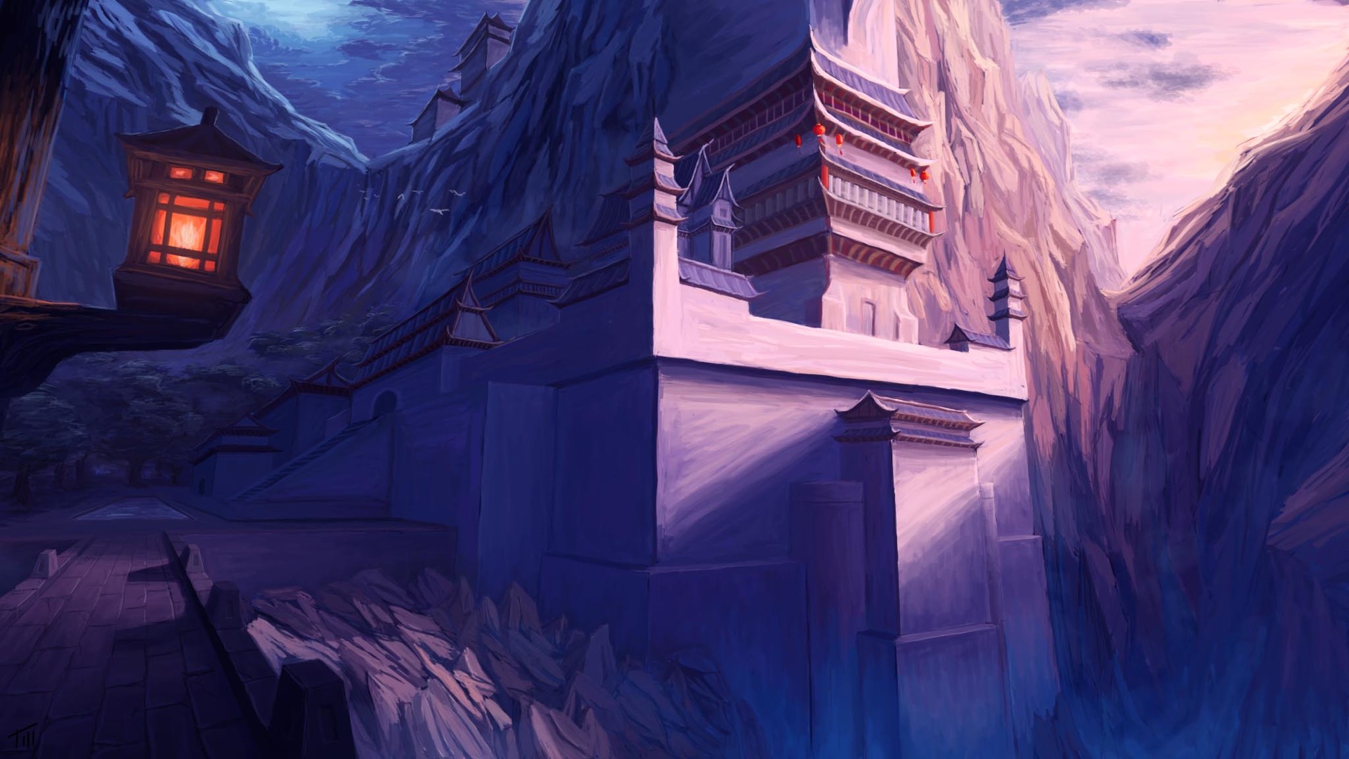 ArtStation - Mountain Temple