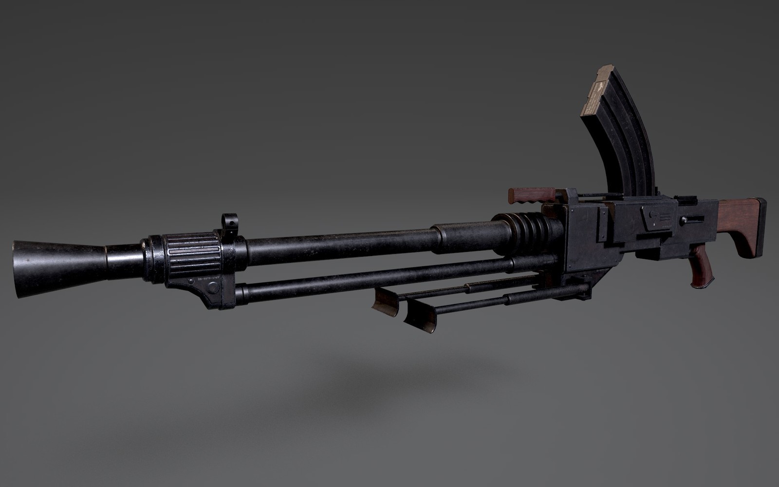 Kommissar Azura - Warhammer 40,000 - Krieg Heavy Stubber.