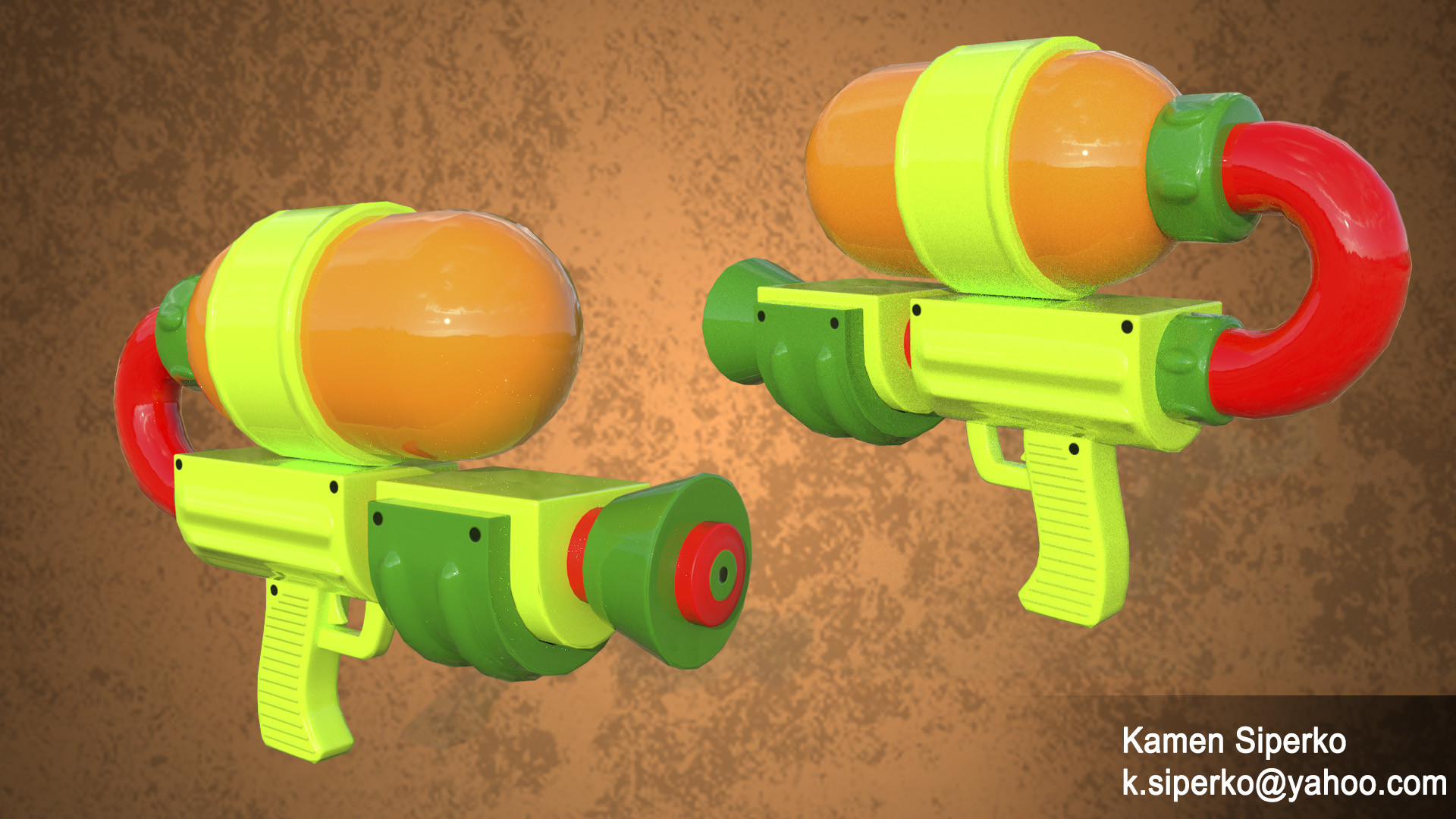 ArtStation - Splatoon 1 Splattershot Recreation
