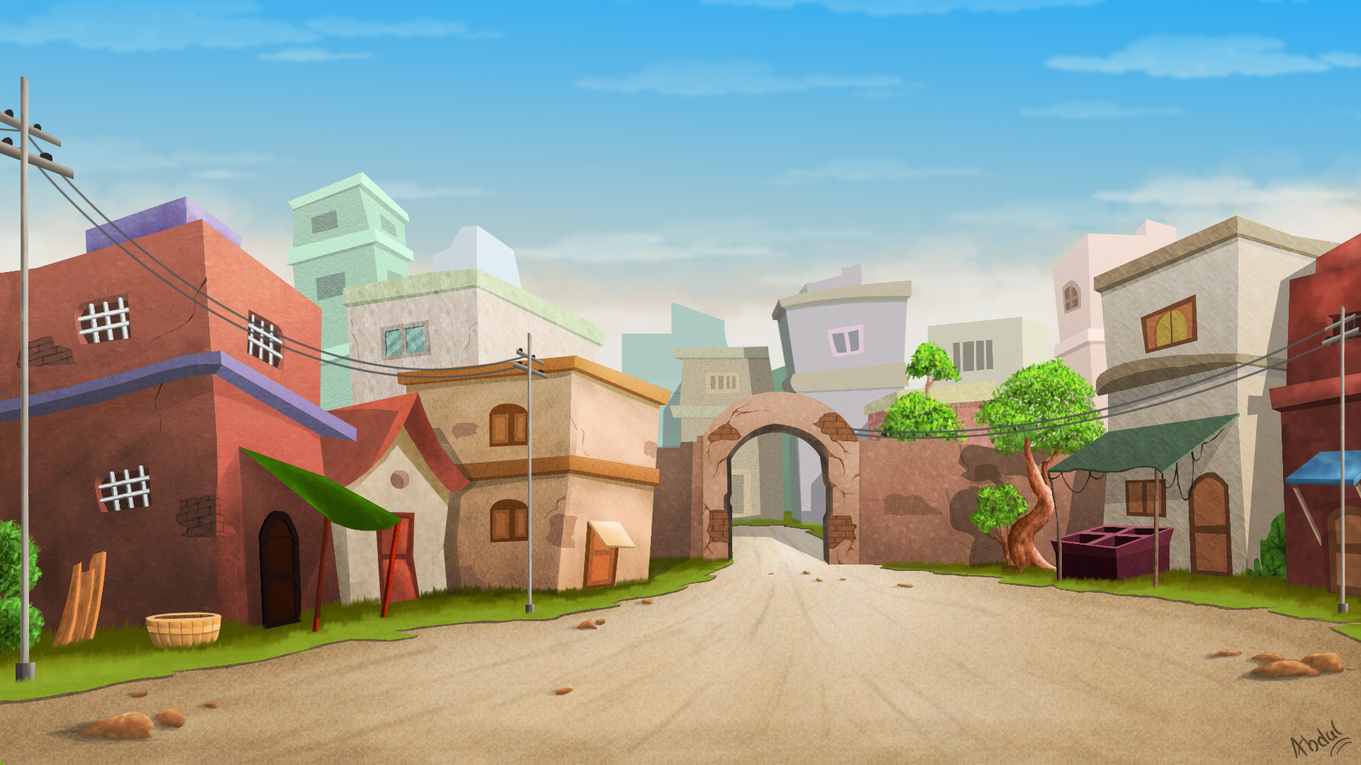 ArtStation - Poor city