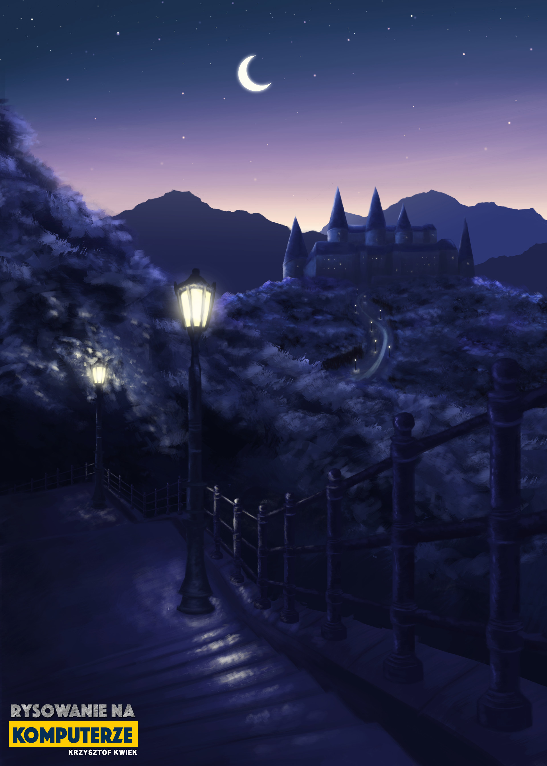 ArtStation - Castle at Night