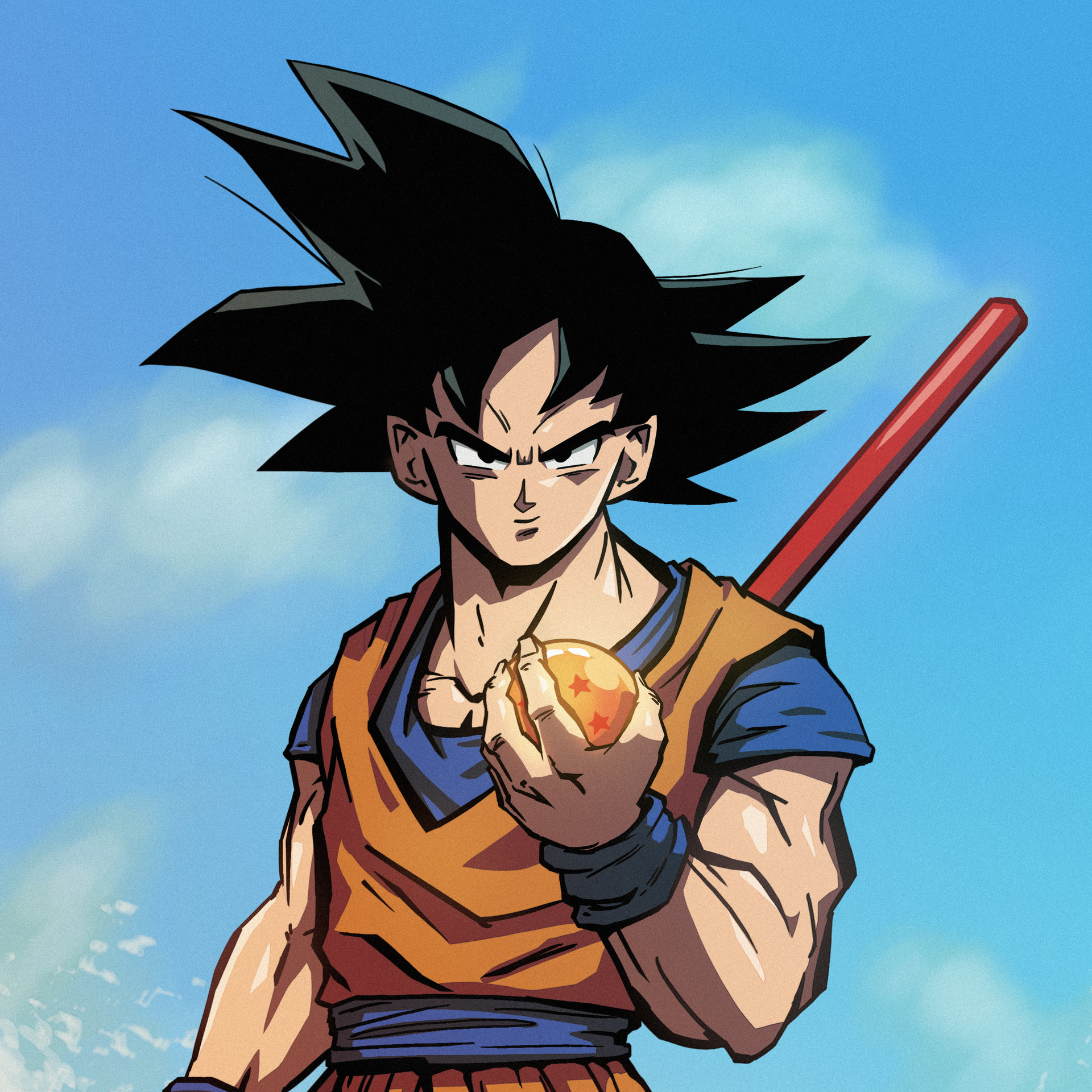 Goku Normal Form Wallpaper
