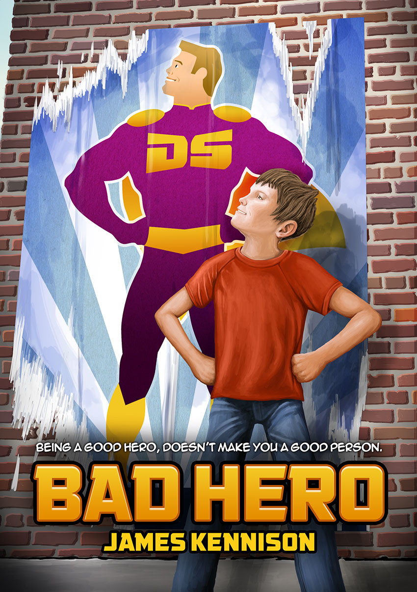 ArtStation - Bad Hero Book Cover