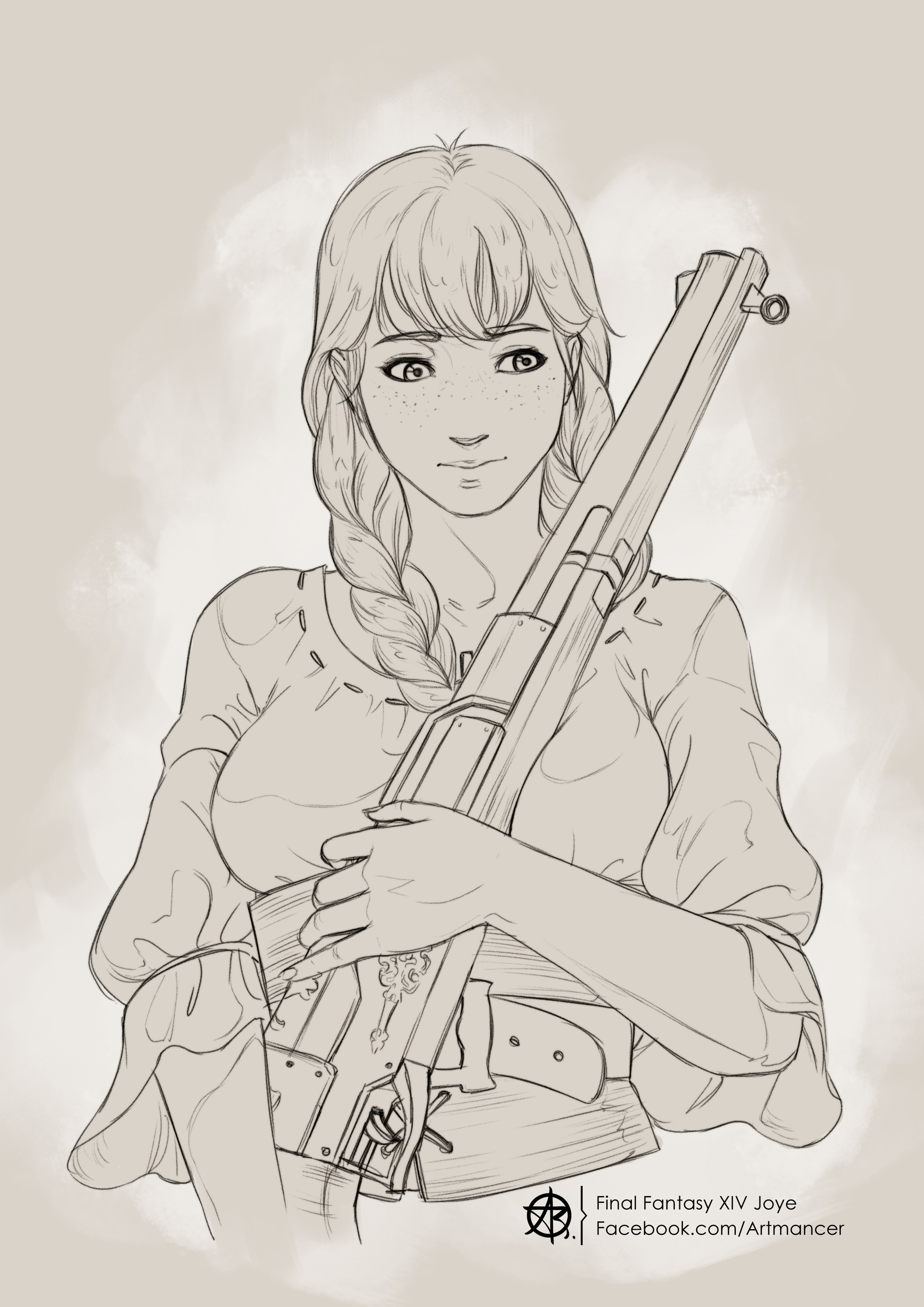 ArtStation - Final Fantasy XIV NPC Joye