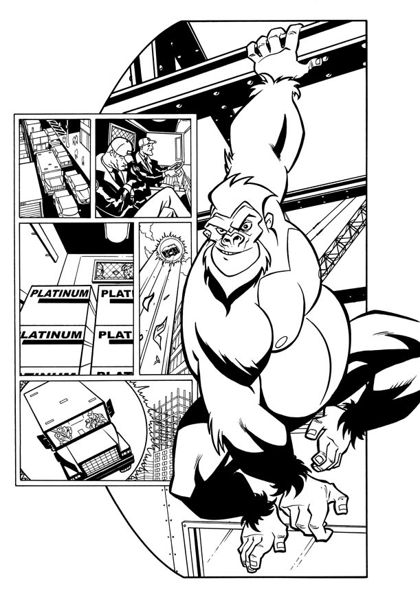 justice league unlimited printable coloring pages