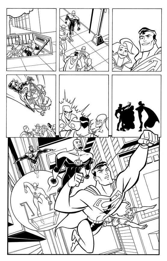 justice league unlimited printable coloring pages