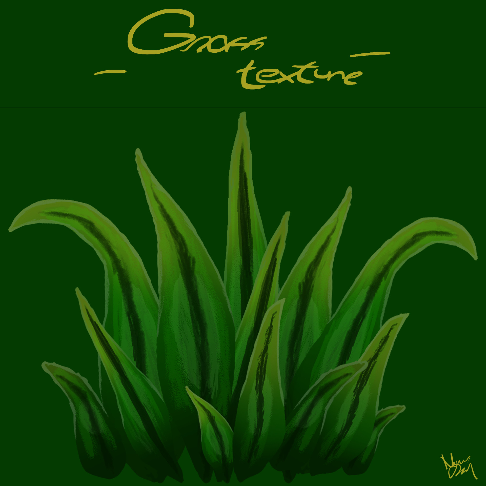 ArtStation - Stylized Grass