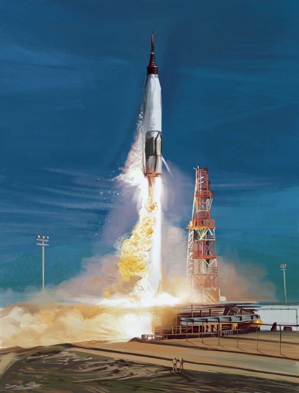 ArtStation - Rocket Launching, Soroush Saber