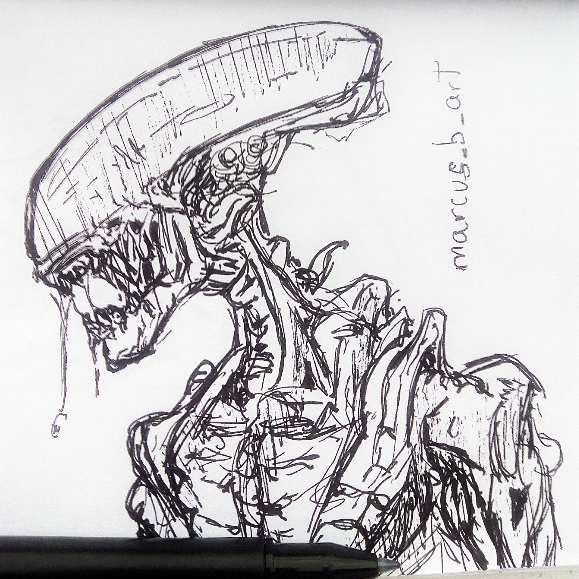 ArtStation - XENOMORPH QUICK DRAFT