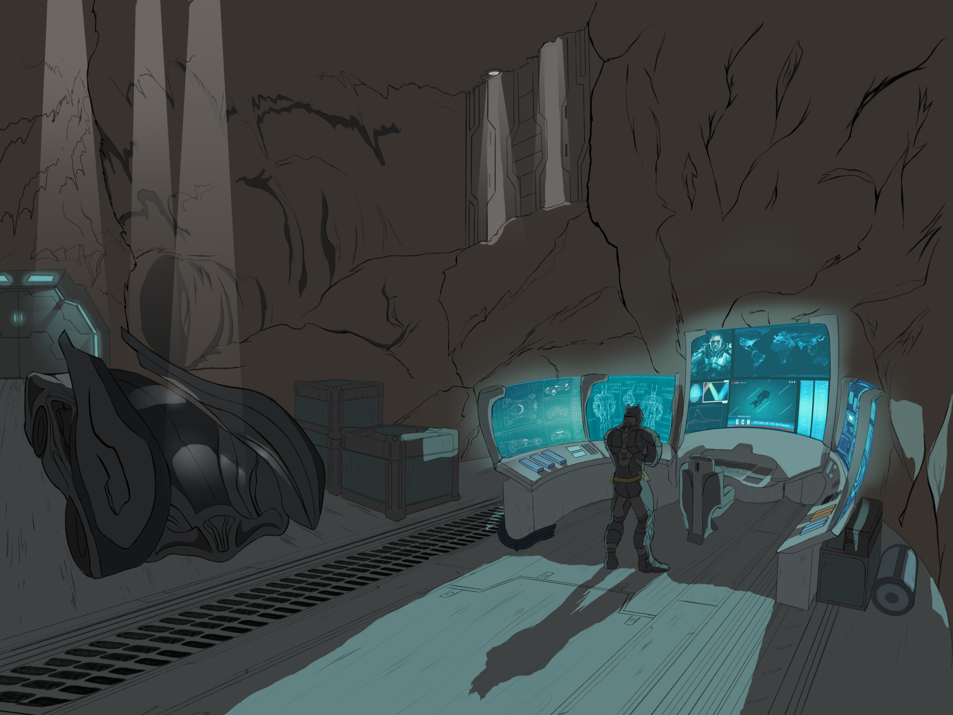 ArtStation - Batcave