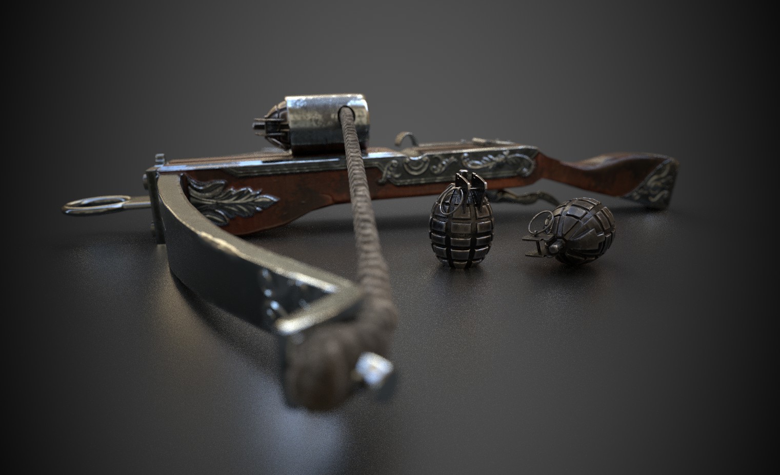 ArtStation - Grenade Crossbow