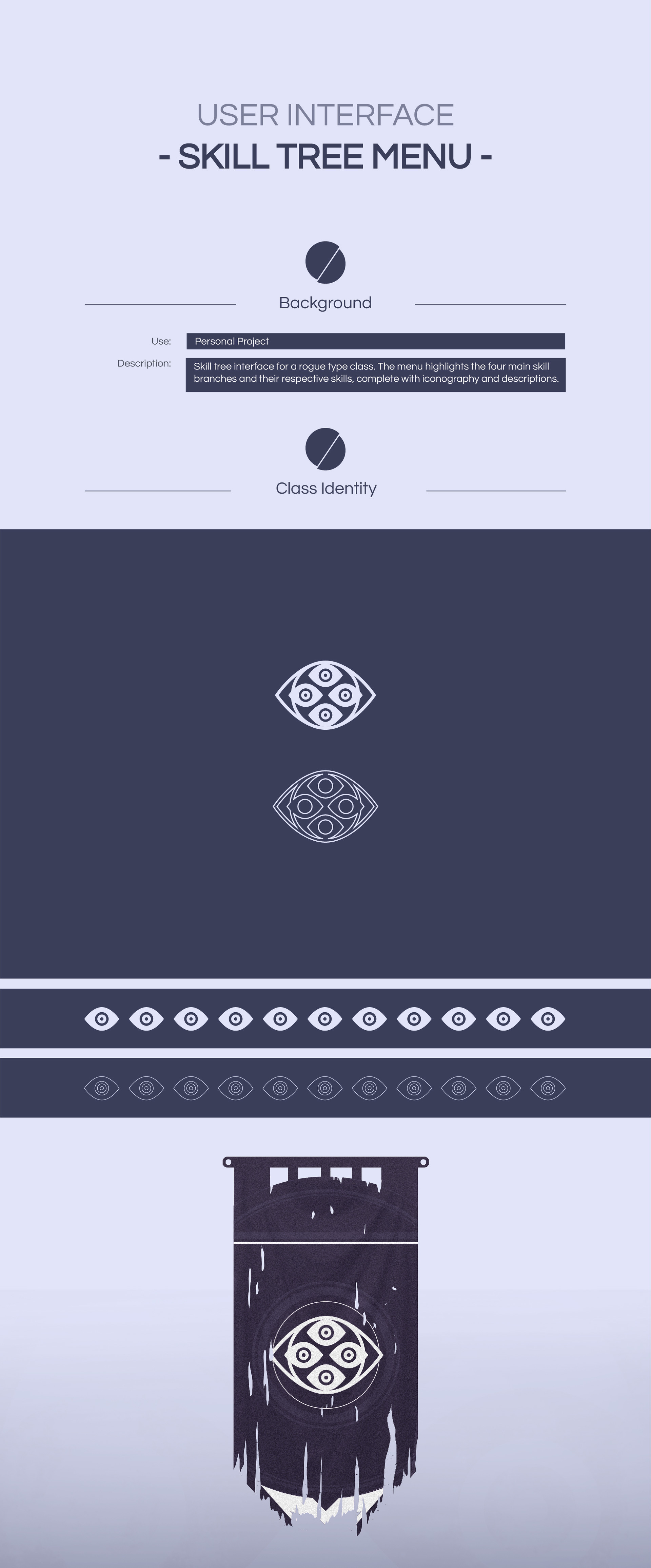 Anca Albu - User Interface - Class Skill Menu