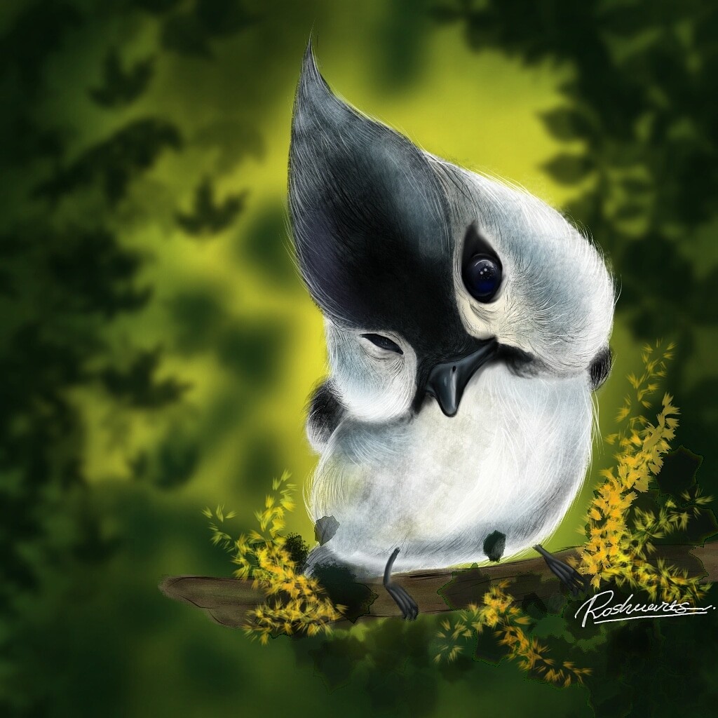 ArtStation - cute little birdie