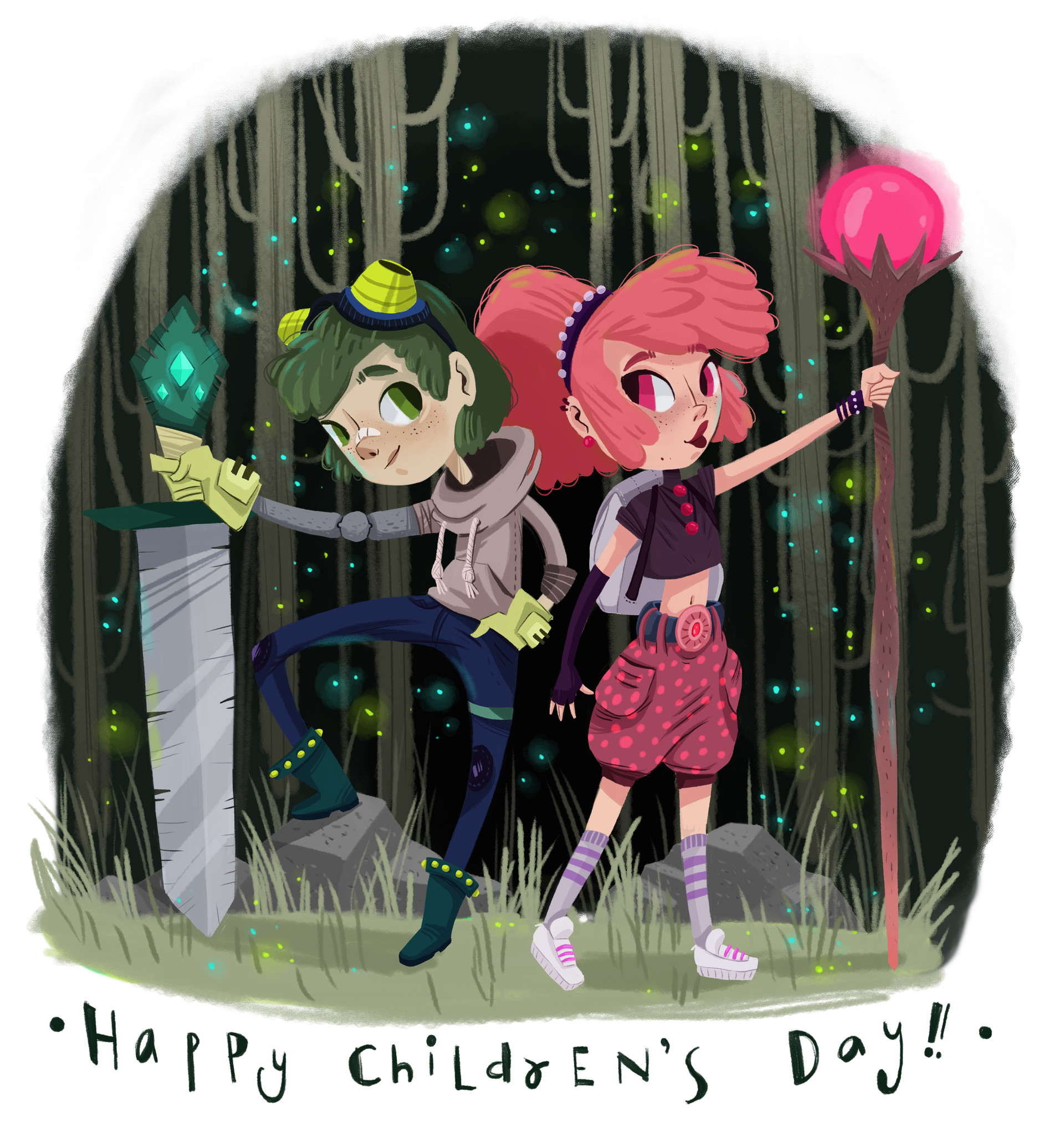 ArtStation - Hansel and Gretel character dsign