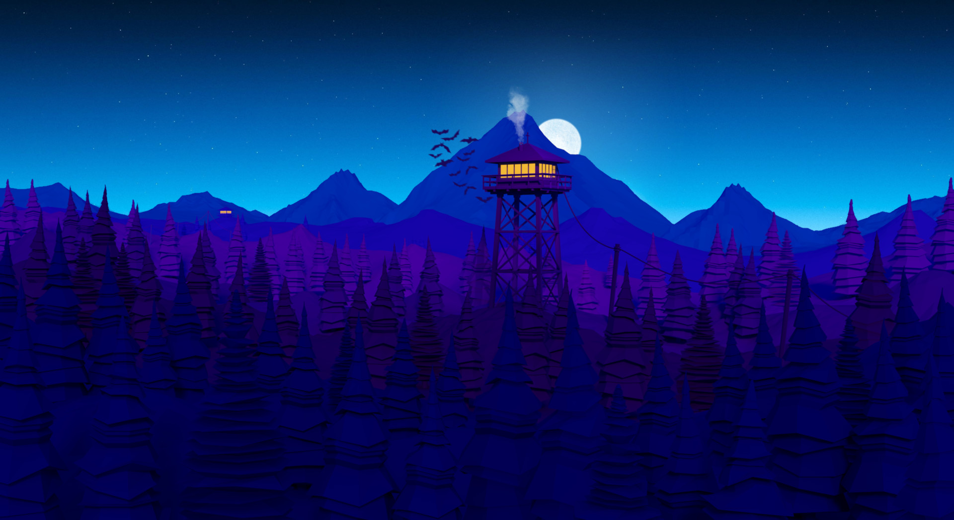 ArtStation - Firewatch Artwork