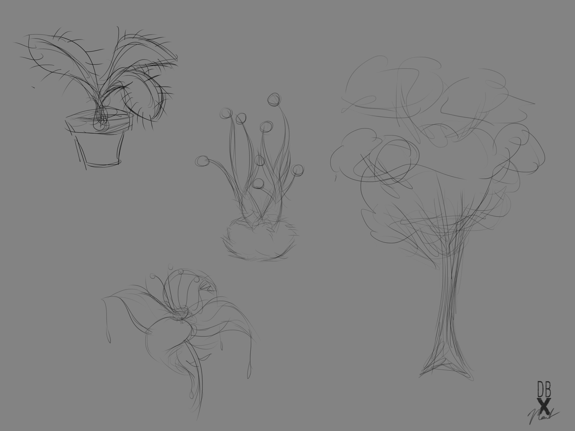 SomeBunny - Plant life concept art