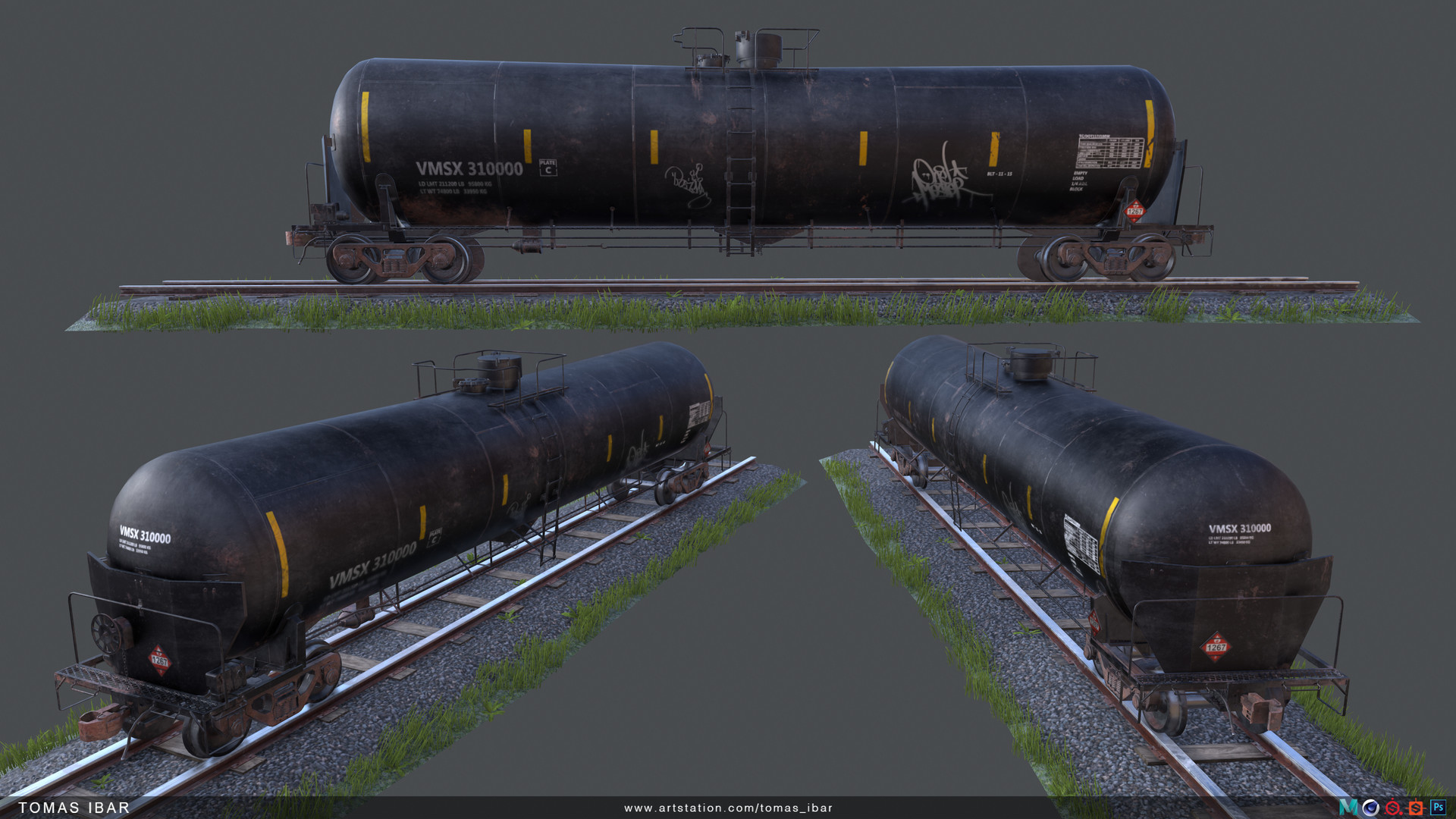 ArtStation - Train Oil Cart