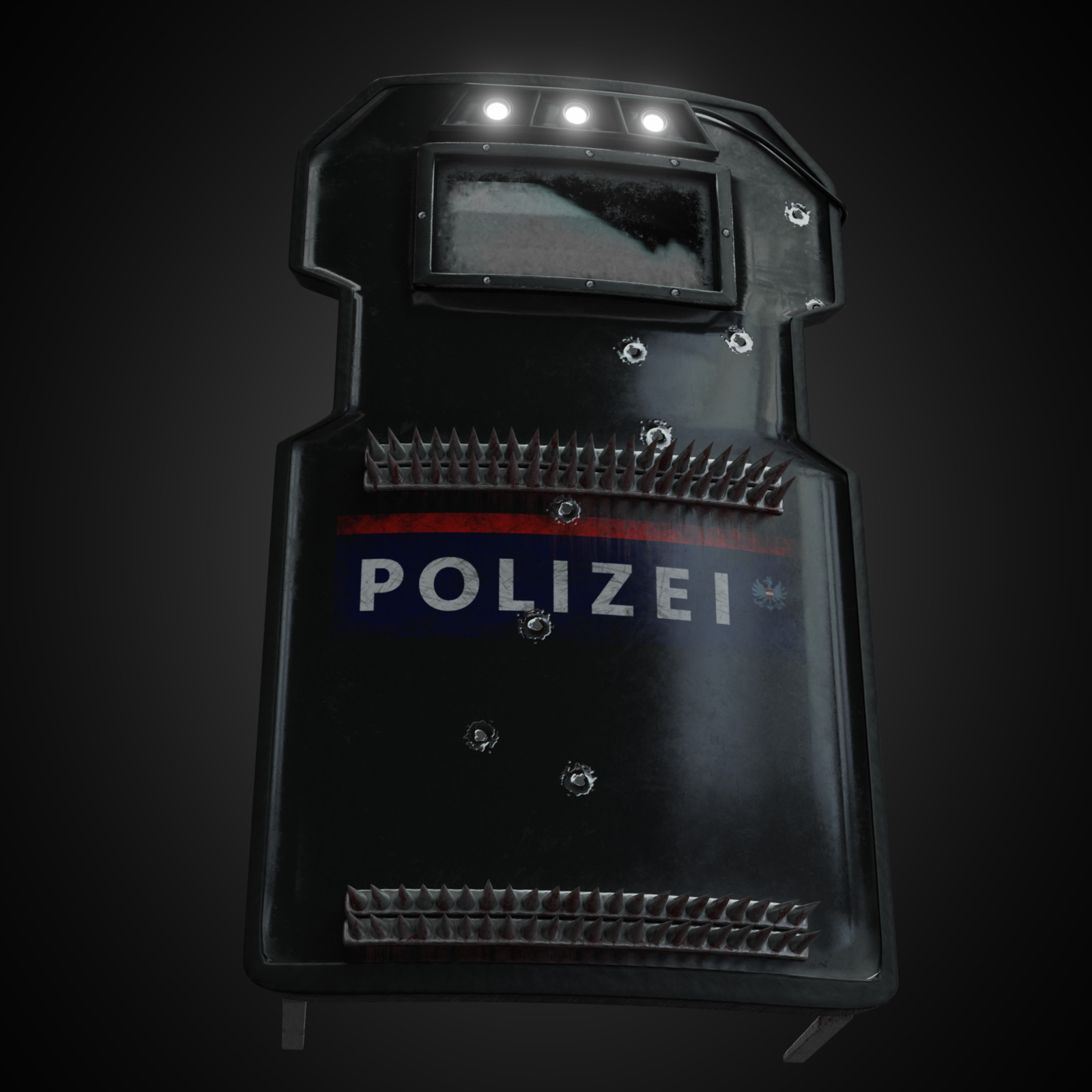 Björn Kleipool - Post-Apocalypic Ballistic Shield