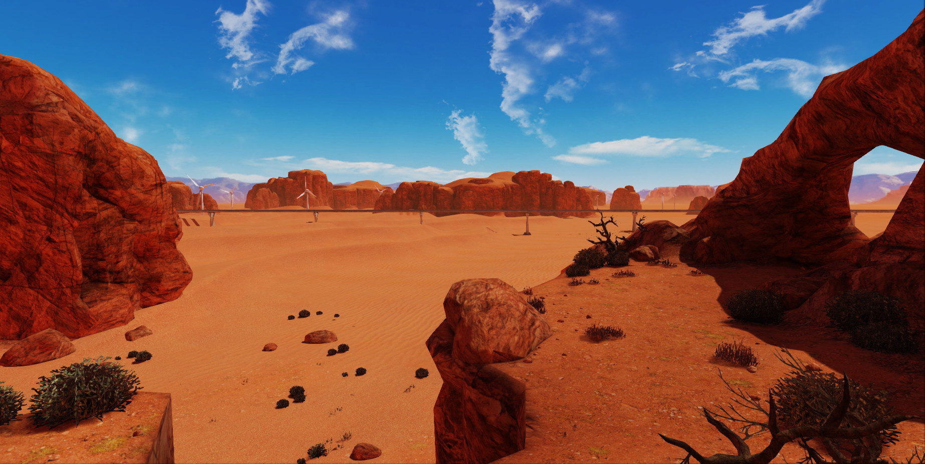 ArtStation - Desert Railway