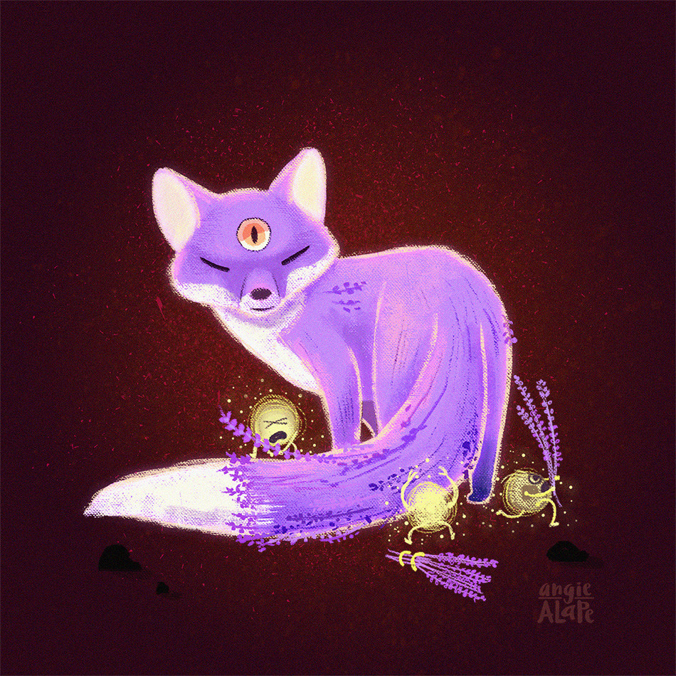 ArtStation - Lavender fox