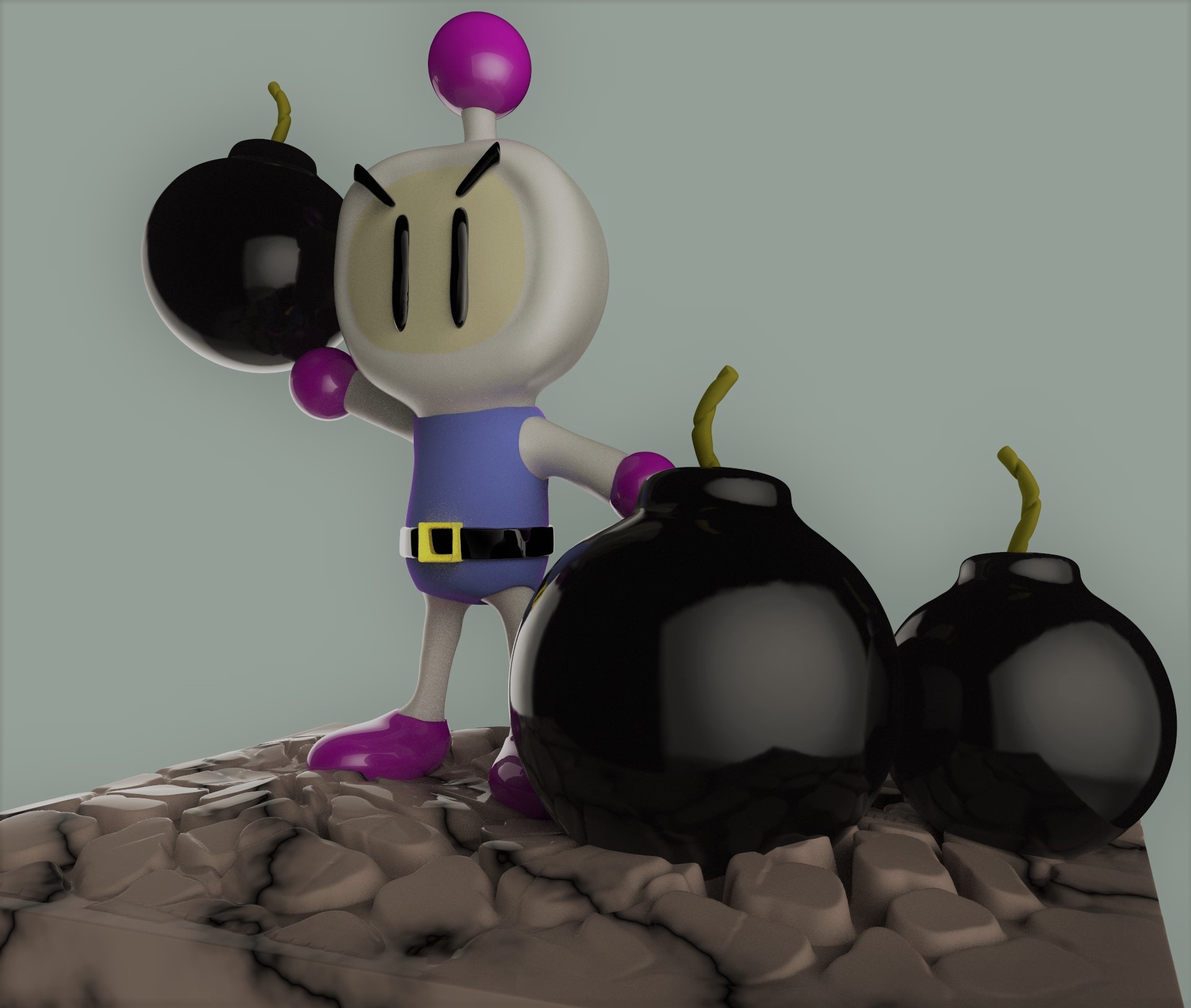 ArtStation - Bomberman - The game (Character)