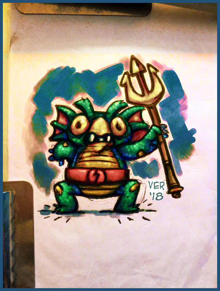 ArtStation - Angry Merman