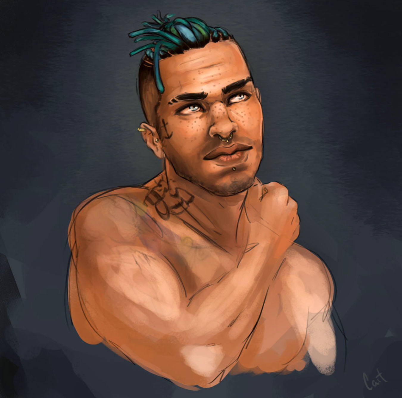 Kit Glogovsky - Aarin, quick painting