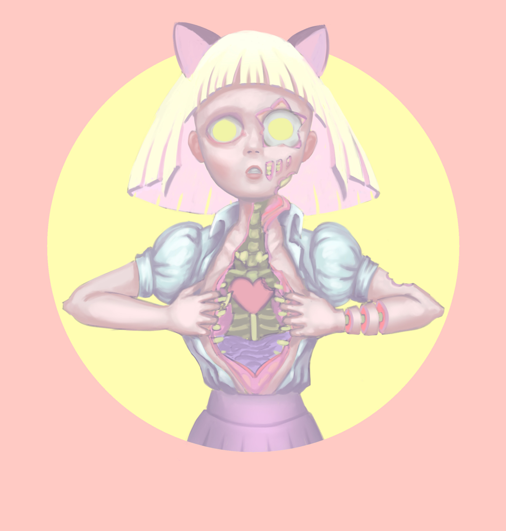 how to draw pastel gore