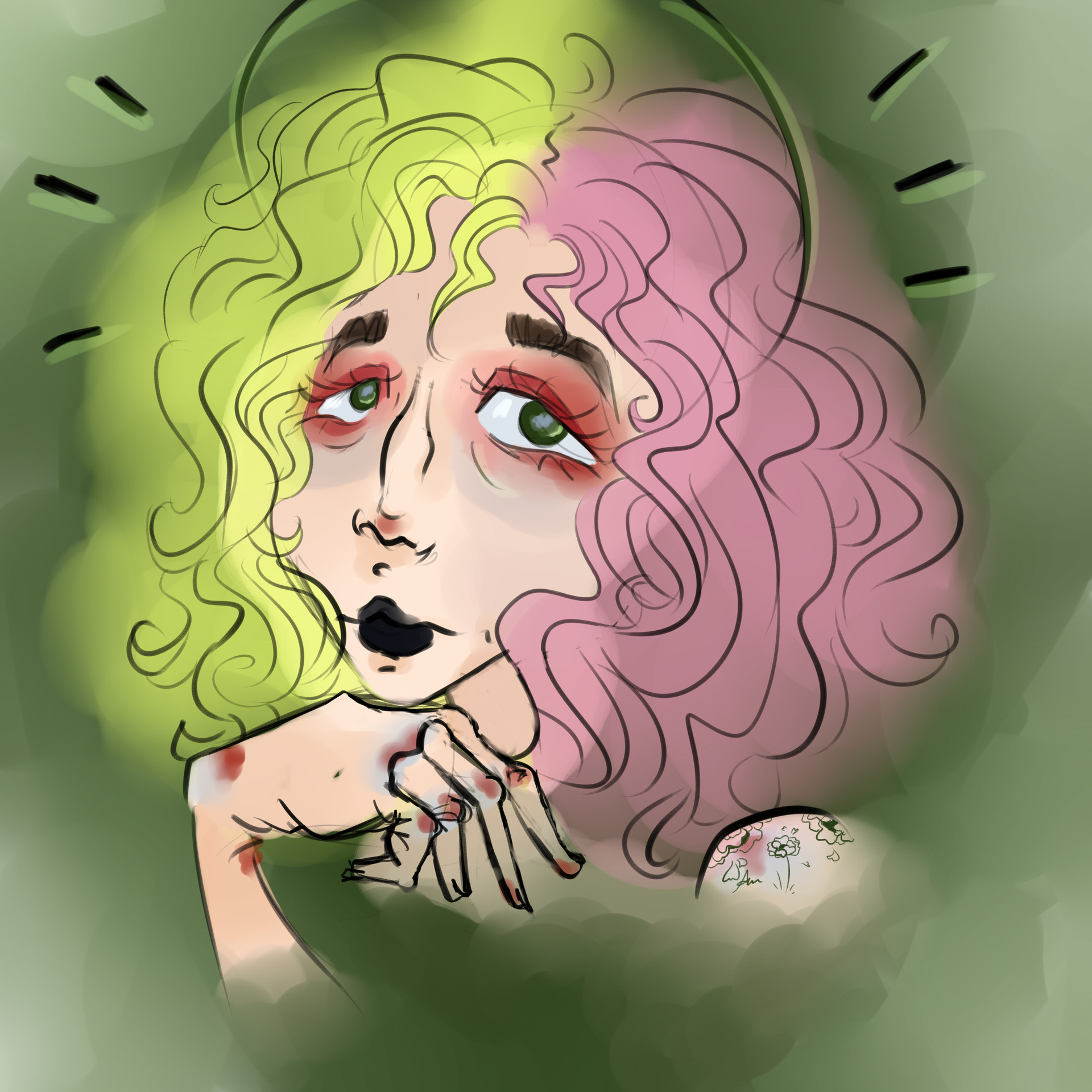 ArtStation - Old self Portrait