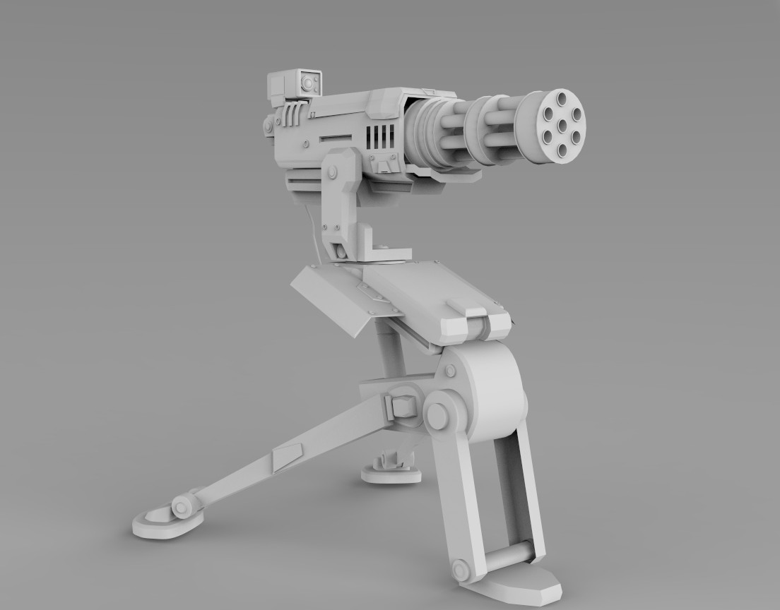 ArtStation - heavy machine gun
