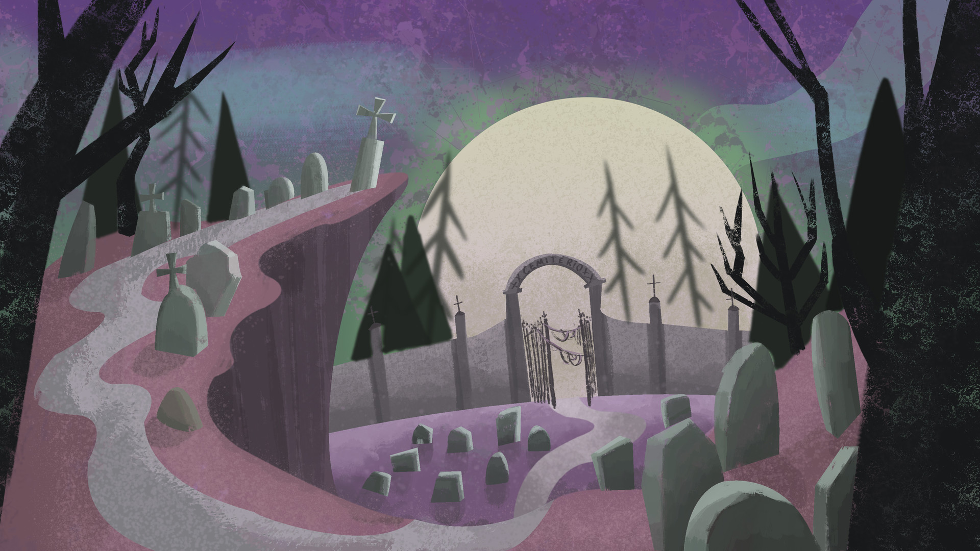 ArtStation - Cemetery