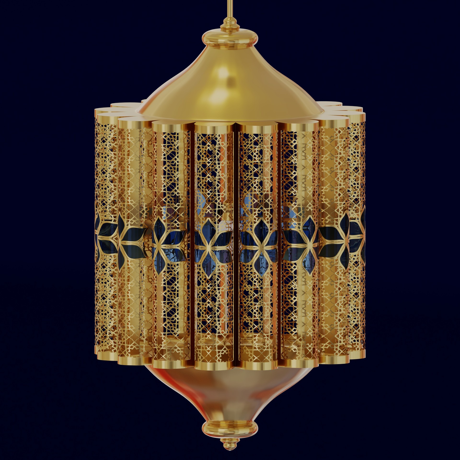 ArtStation - Egyptian patterned lamp