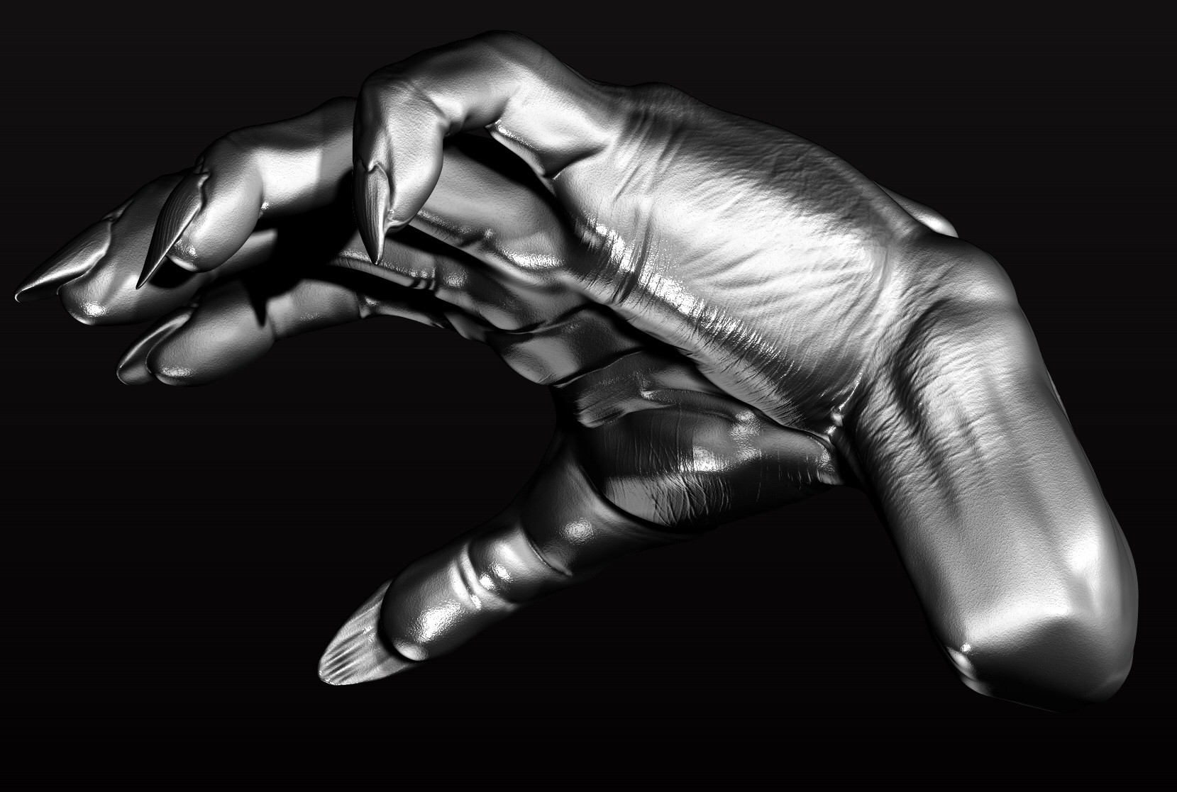ArtStation - Hand sculpture