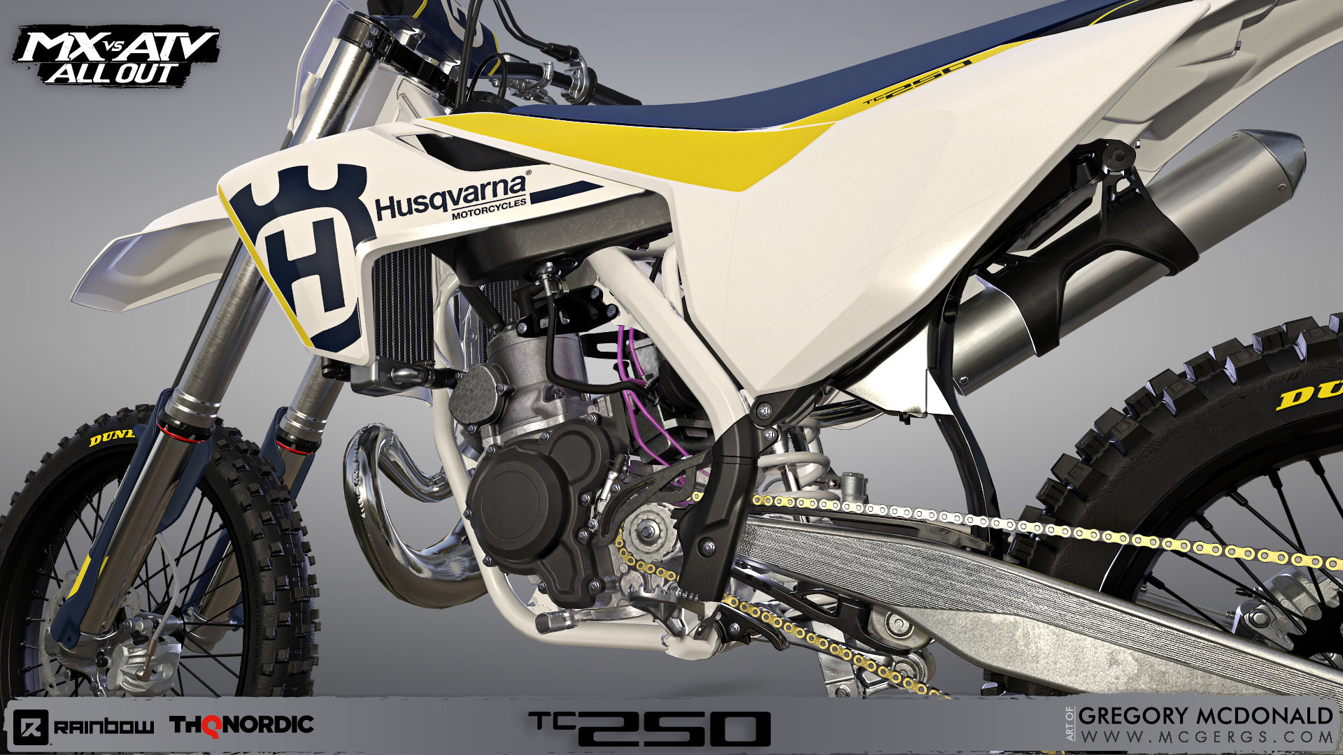 Art of Gregory McDonald - HUSQVARNA TC250 2017 MOTOCROSS BIKE | MX vs ...