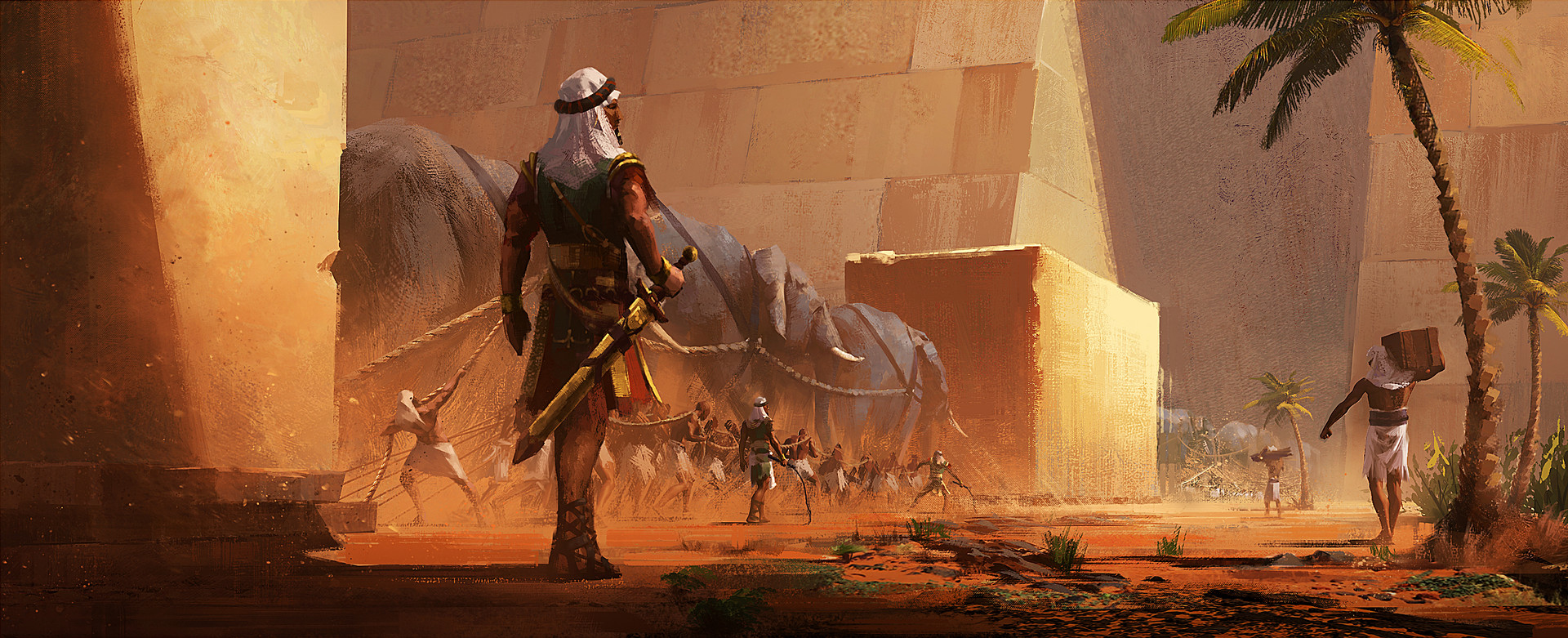 ArtStation - Pyramid building concept