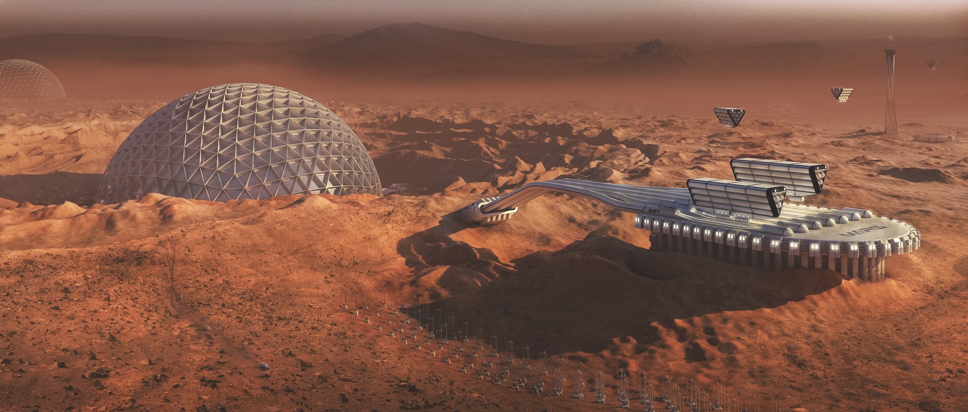 ArtStation - Martian dawn