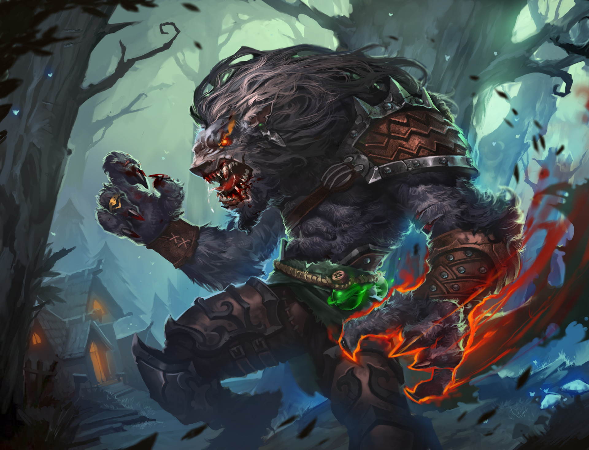 Worgen Hunter Art